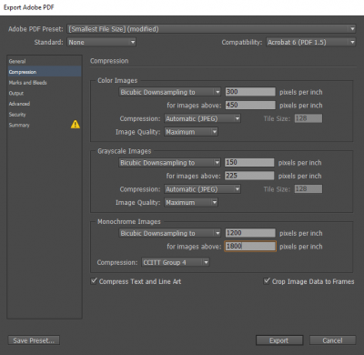 How to save your InDesign catalog