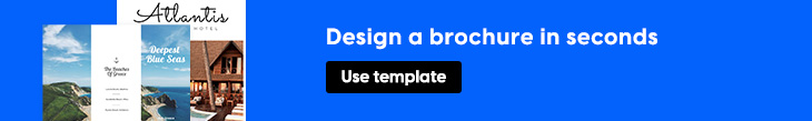 Standard brochure sizes for print