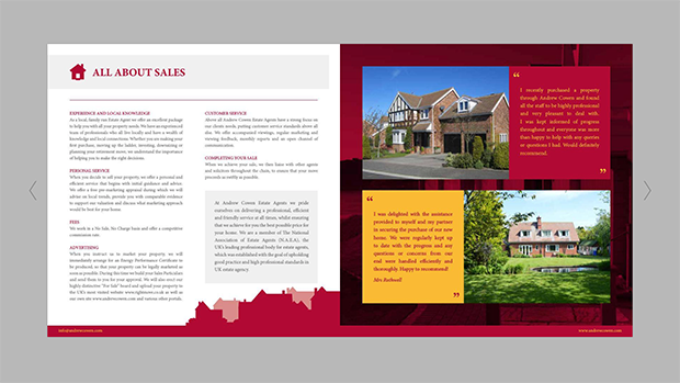 Real estate brochure design - templates and ideas