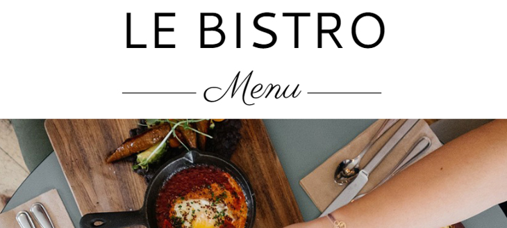 Menu design ideas: 10 mouth-watering menu fonts - Flipsnack Blog