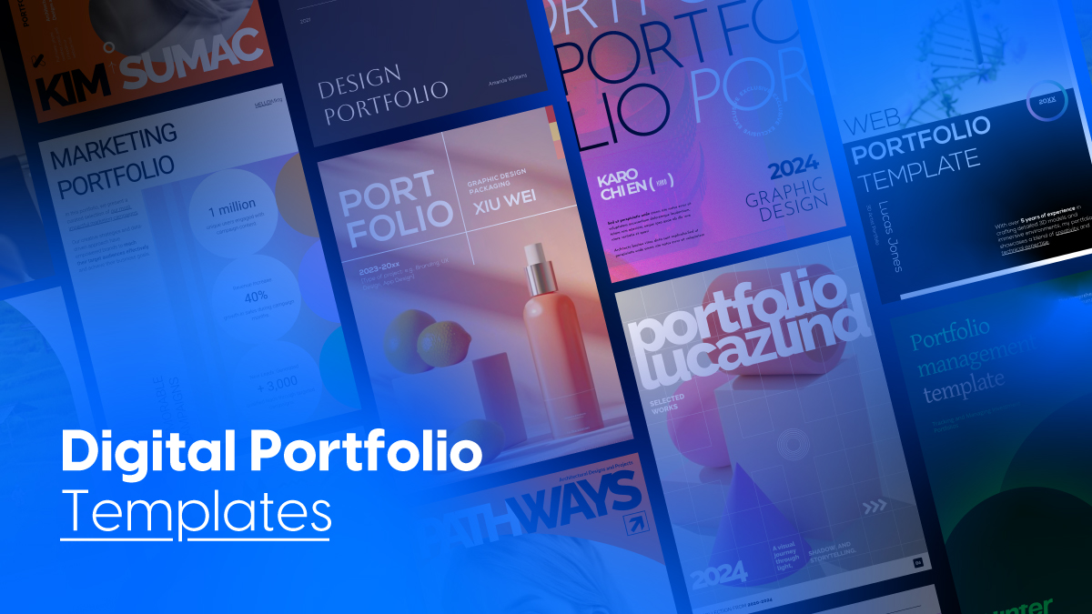 Editable Digital Portfolio Templates for Every Profession