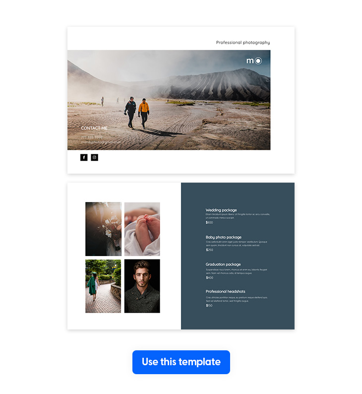 Standard brochure sizes for print