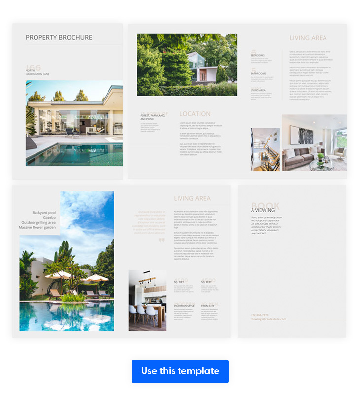 Real estate brochure template ideas to showcase your properties