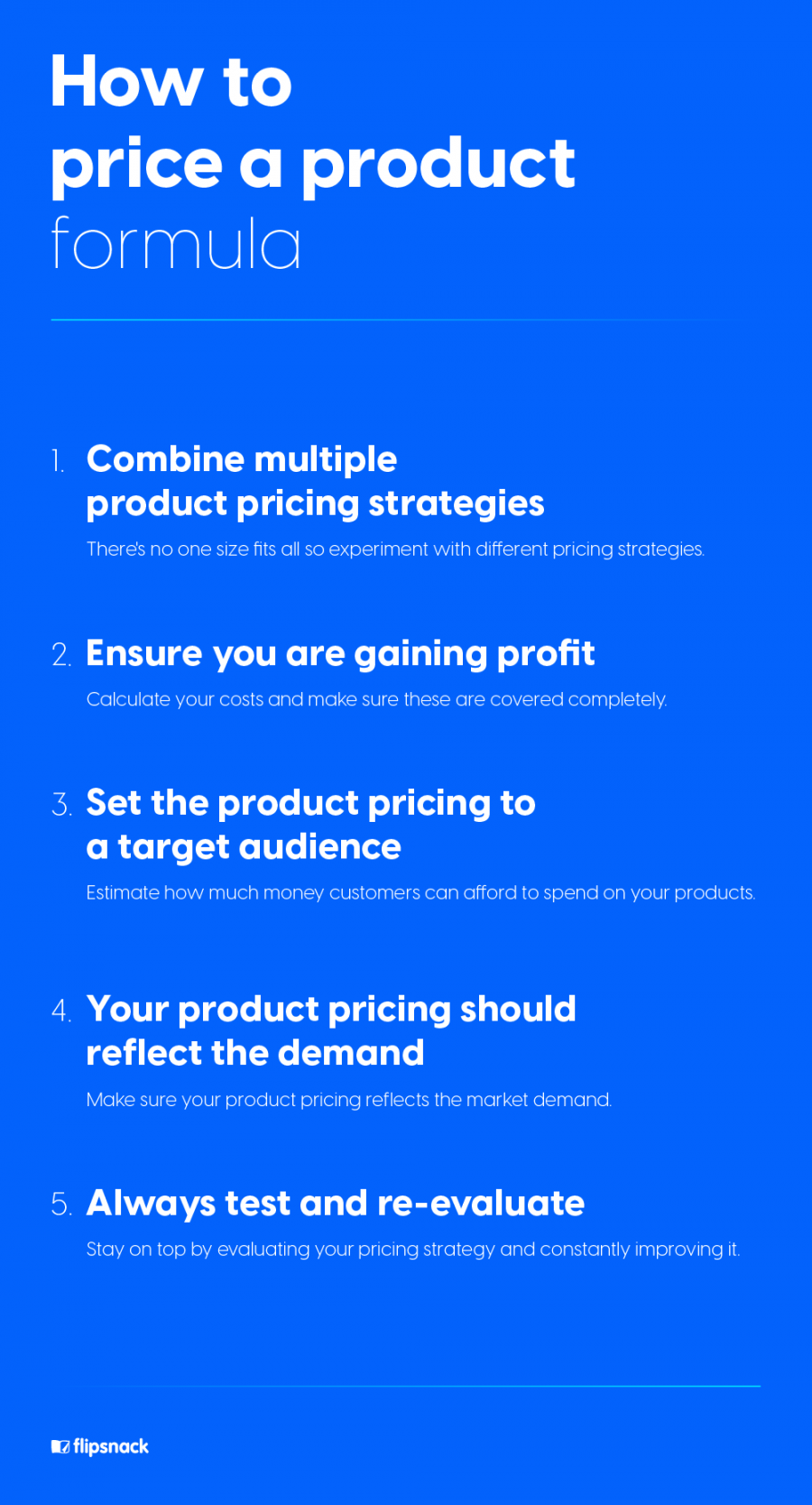 The A-Z guide on how to price a product like a professional - Flipsnack ...