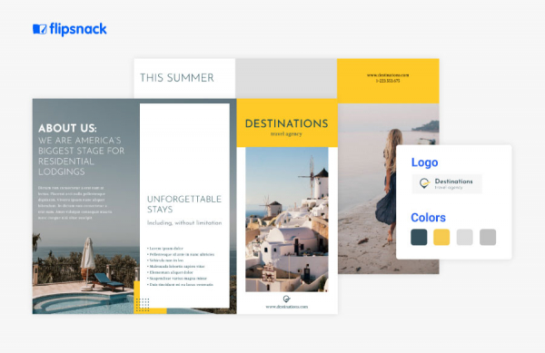 How to make a stunning travel brochure - Templates included