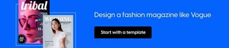 How to design a fashion magazine like Vogue - Flipsnack Blog