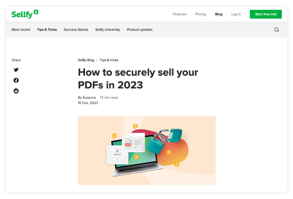 How to sell PDF files online - Flipsnack Blog